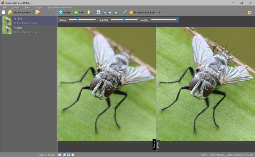 Focusfusion Focus Stacking And Merging Delphitools